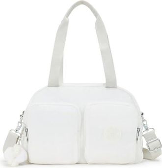 Kipling COOL DEFEA Sac &agrave; bandouli&egrave;re de taille moyenne, Pure Alabaster (Blanc)