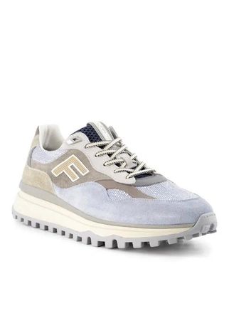 Floris Van Bommel Herren Schuhe blau Velours