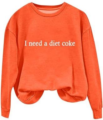 Generic Sweat-shirt pour femme - Imprim&eacute; graphique britannique - Haut surdimensionn&eacute; - Col rond - Manches longues - Automne - Hiver - D&eacute;contract&eacute; - Confortabl