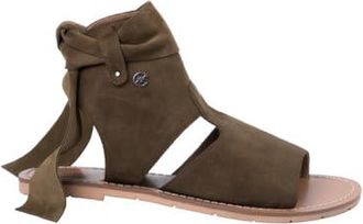 Chattawak FEMME SANDALE PLATE VIOLETTE KAKI, 41