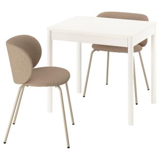 IKEA TONSTAD / KRYLBO Tisch und 2 St&uuml;hle