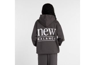 New Balance Kapuzensweatshirt mit Kapuze, Rundhalsausschnitt, sportlicher Stil