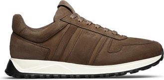 Fabi Homme, Chaussures, Brun, Taille: 42 1/2 EU Baskets Horizon en Daim Marron