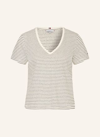 Tommy Hilfiger T-Shirt Mit Leinen weiss