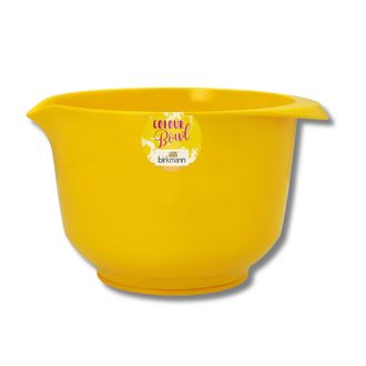 RBV BIRKMANN Birkmann, Colour Bowls R&uuml;hr- und Serviersch&uuml;ssel, Gelb, 2,0 Liter, Melamin, kratzfest, standfest, nachhaltig, 708211