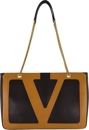 Valentino Garavani Homme, Sacs, Noir, Taille: ONE Size Viva Superstar Medium Shopping Bag