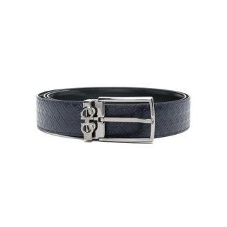 Ferragamo Mitternachtsblaues G&uuml;rtelschnalle - - Accessories - Herren - Blau - 115 CM