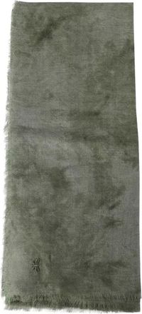 Max Mara &Eacute;tole brod&eacute;e Libellule - Femme - Accessoires - Vert - Taille: ONE Size