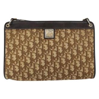Dior Pre-owned Vintage Trotter Schultertasche - - Pre-owned - Damen - Beige - ONE SIZE