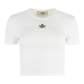 Fendi Damen, Oberteile, Wei&szlig;, SGr&ouml;&szlig;e