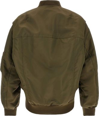 J.W.Anderson Technical Fabric Bomber Jacket - Olive Green