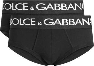 Dolce & Gabbana Homme, Sous-vêtements, Noir, Taille: 2XL Noir Brando Brief 2-Pack Sous-vêtements