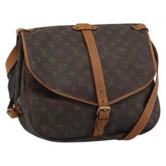 Louis Vuitton Sac bandouli&egrave;re Saumur 35 doccasion - Femme - Pre-owned - Brun - Taille: ONE Size