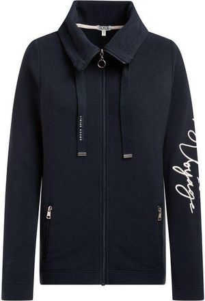 soccx Sweatjacke mit Rei&szlig;verschlusstaschen