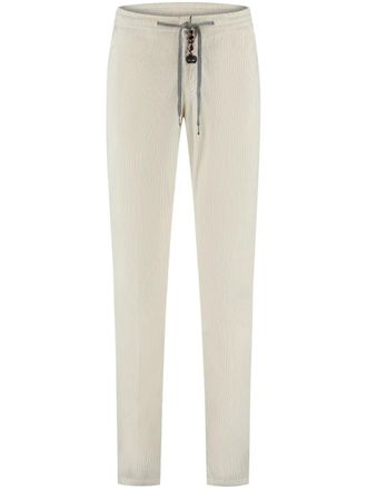 Marco Pescarolo pantalon en velours côtelé - Blanc