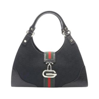 Gucci Pre-owned GG Canvas Sherry Line Handtasche - - Pre-owned - Damen - Schwarzk - ONE SIZE