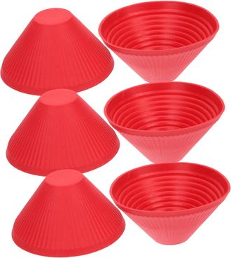 BESPORTBLE 6 St&uuml;ck Teiliges Silikon Jar Opener Pads Rutschfeste Gummi gripper f&uuml;r Flaschen und Schraubverschl&uuml;sse Praktische K&uuml;chenhilfe f&uuml;r Schwache H&auml;nde Hitze