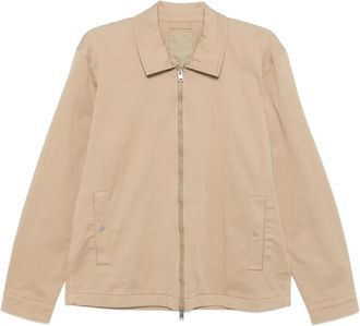 Woolrich Homme, Vestes, Beige, Taille: M Zip Collared Jacket