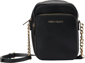 Carlo Colucci Cova Umh&auml;ngetasche mit Kette - - Bags - unisex - Schwarzk - ONE SIZE