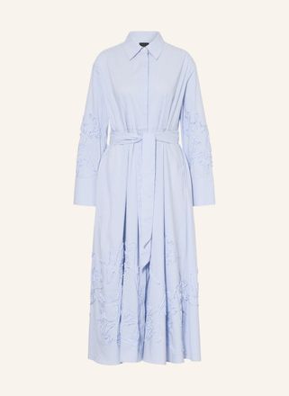 Marc Cain Hemdblusenkleid blau