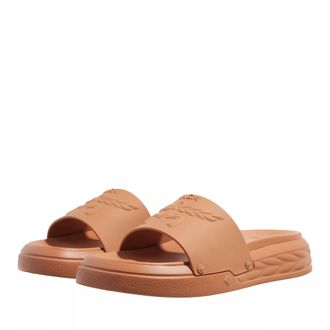 MCM Slipper & Pantoletten - U Mcm Col Tpu New Slide Co - Gr. 37 (EU) - in Cognacbraun - für Damen