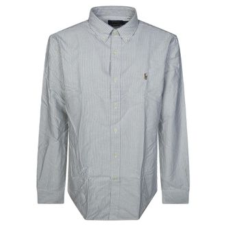 Polo Ralph Lauren Camicia Oxford Pari Pari - - Shirts - Herren - Wei&szlig; - M
