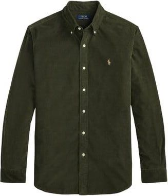 Polo Ralph Lauren Chemise droite en velours c&ocirc;tel&eacute; en coton