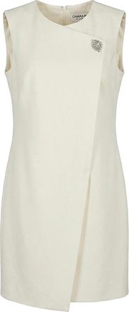 La Petite Robe Di Chiara Boni Robe Courte - Cr&egrave;me