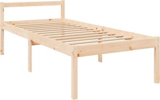 vidaXL Seniorenbett 75x190 cm Massivholz Kiefer vidaXL