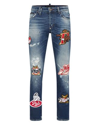 Philipp Plein Super Straight Cut Jeans Plein Beers