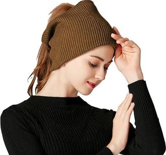 Generic Robes de cou fantaisie &eacute;charpe chaude pour homme et femme, marron, Taille unique