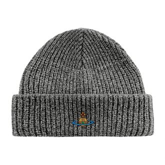 Vivienne Westwood Sporty Beanie - - Accessories - Damen - Grau - ONE SIZE