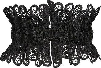 Generic Ceinture Elastique Femme - Ceinture de Robe &Eacute;l&eacute;gante en Dentelle pour Femme Ceinture Fine D&eacute;corative pour Taille Creuse et Affin&eacute;e