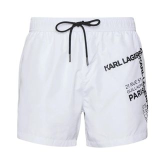 Karl Lagerfeld Beachwear - - Swimwear - Herren - Wei&szlig; - XL