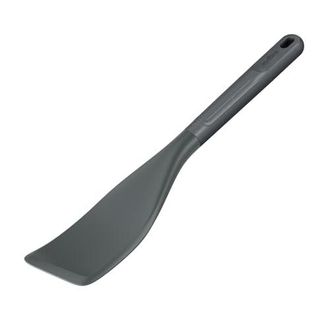 Zyliss Spatule Easy Lift Paille de blé/Silicone durable, Spatule pour Cuisiner et Mélanger avec Silicone Résistant à la Chaleur, Gris Beluga, 30 cm x 6 cm, L