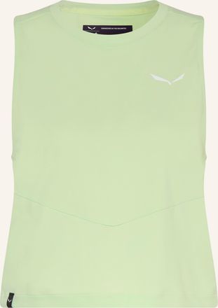 Salewa Tanktop Pedroc Dry Light gruen