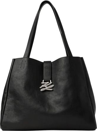 Karl Lagerfeld Shopper - LARGE K/AUTOGRAPH SWING Handtasche - Gr. unisize - in Schwarz - f&uuml;r Damen