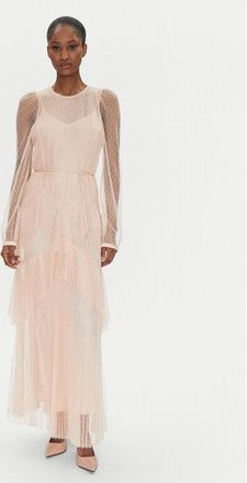 Twin-Set Sommerkleid 251TP2510 Rosa Regular Fit