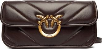 Pinko Handtasche Love Box Baguette Al 25-26 PLTT 105083 A2W2 Braun