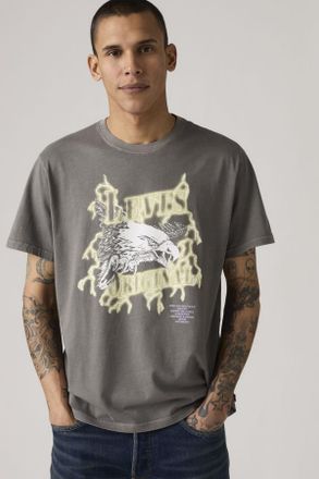 Levi's Relaxed Fit T-Shirt mit Grafik - Herren - Grau / Grau