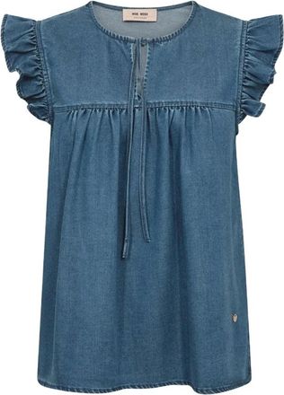 Mos Mosh MOS Mosh, Femme, Blouses et Chemises, Bleu, Taille: 36 FR Blouses