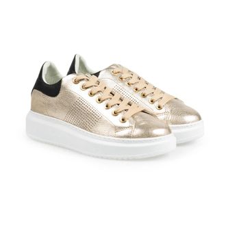 Baldinini Hochwertige Ledersneaker - - Shoes - Damen - Gelb - 35 EU