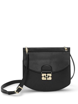 Ganni petit sac à bandoulière Apo-G - Noir