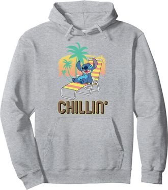 Disney Lilo & Stitch Chillin Stitch Strandportr&auml;t Pullover Hoodie