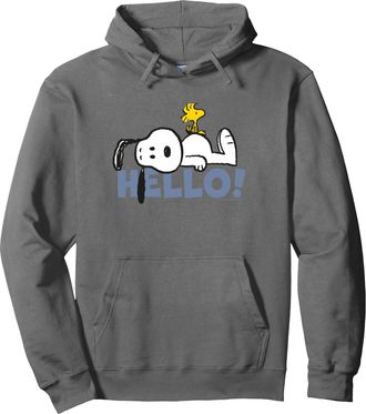 Peanuts Snoopy Woodstock Hello You Pullover Hoodie