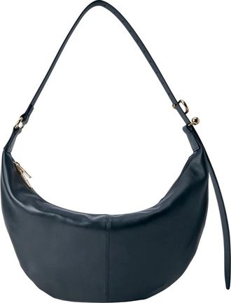 Sportmax Femme, Sacs, Noir, Taille: ONE Size Sac Hobo &Eacute;paule en Cuir Nappa
