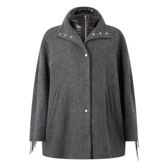 Herno Fringes Jacket - - Jackets - Damen - Grau - M