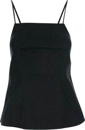 Semicouture Femme, Tops, Noir, Taille: 42 FR Top D&eacute;coup&eacute;