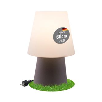 8 Seasons design Dekoleuchte Shining No.1 (H 60 cm, UV-best&auml;ndig, Designbeleuchtung Indoor & Outdoor) | taupe