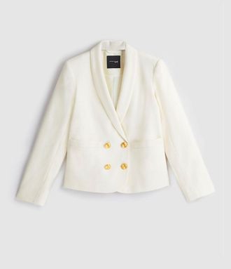 Jeanne Vouland Veste Jaki Bouton Doré Ivoire